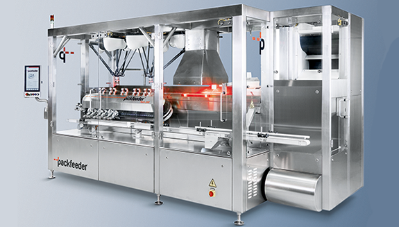 Packfeeder pairs XTS with delta robots to sort bottles with automatic ...