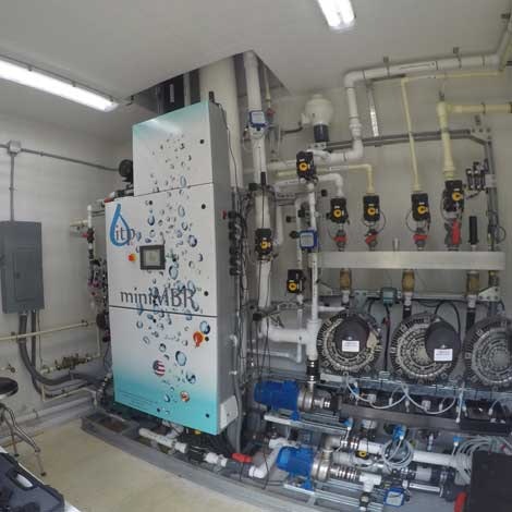 Wastewater treatment plants can be built for small-scale applications ...