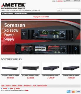 AMETEK Programmable Power Features New Online Store | Control Design