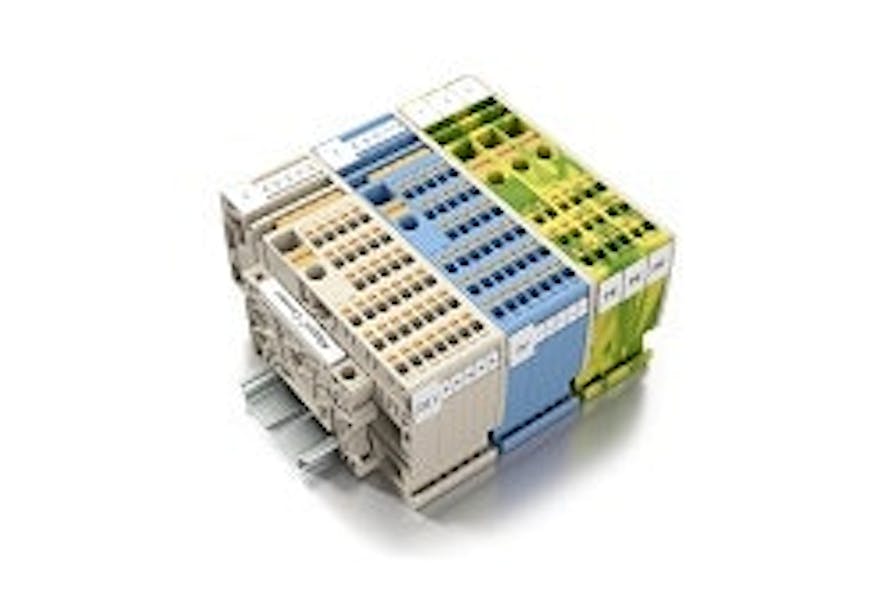Connectivity: Weidmuller Modular-concept terminal blocks | Control Design