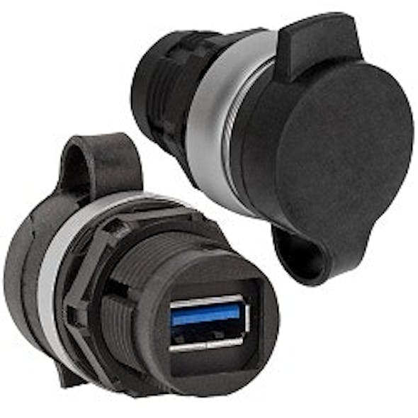 Industrial Networks: FactoryMation RJ45 and USB communication ports ...