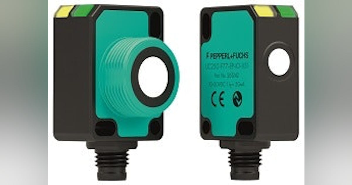 Measurement And Sensing Pepperl Fuchs Ultrasonic Sensor With Wide
