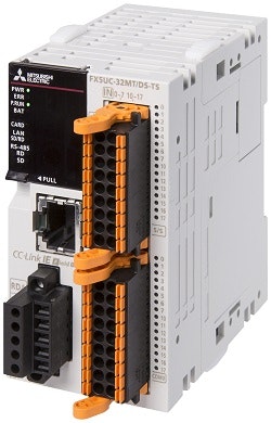 Controllers: Mitsubishi Electric PLC with spring-clamp terminal block ...