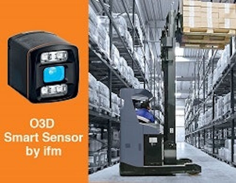 Machine Vision: IFM 3-D camera for pallet fork positioning | Control Design