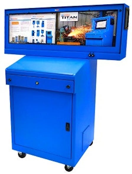 Industrial Enclosure: ITSEnclosures Dual-screen computer enclosure ...