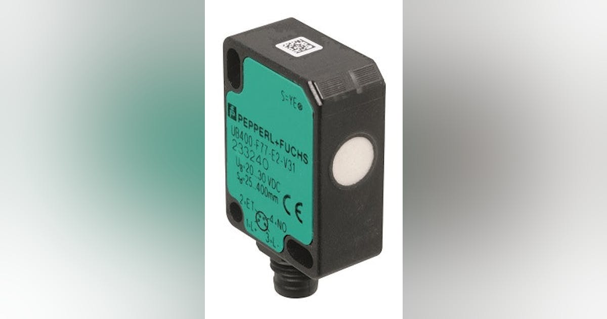 Measurement And Sensing Pepperl Fuchs Miniature Ultrasonic Sensors