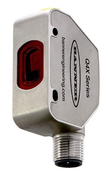 Banner Engineering Laser distance sensor with flush-mount configuration ...