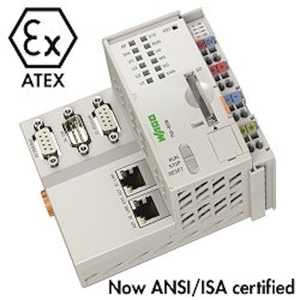 Controllers: Wago PFC200 PLC hazardous location-certified | Control Design