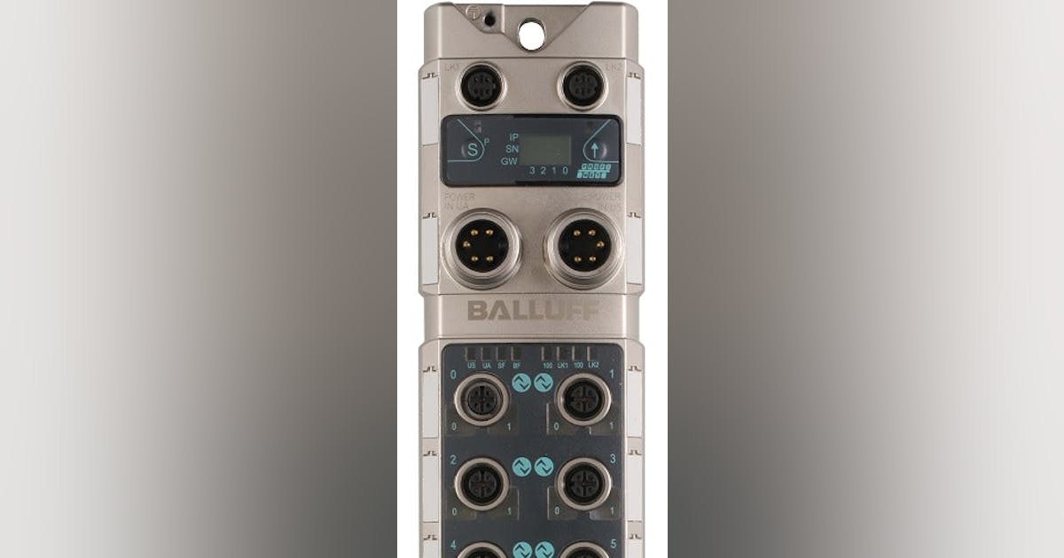 Input Output Balluff 16 Port Io Link Master With Profinet Control Design