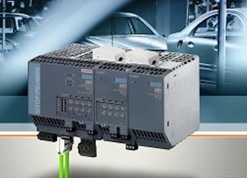 Power Distribution: Siemens Sitop PSU8600 power supply | Control Design