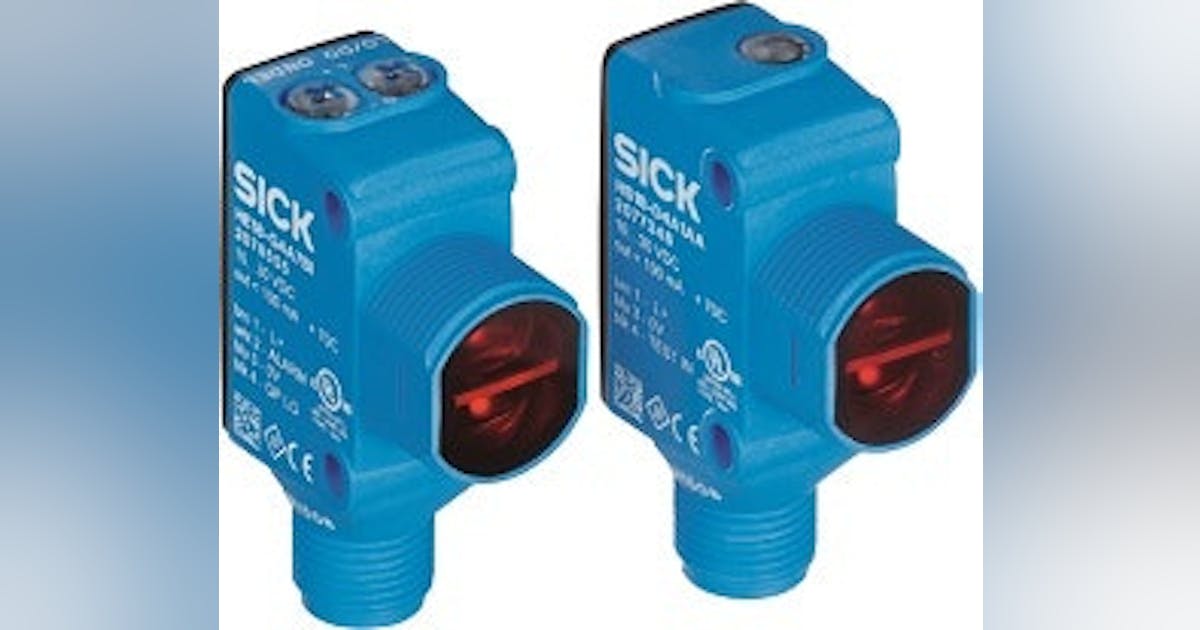 Measurement And Sensing Sick Photoelectric Sensors Control Design