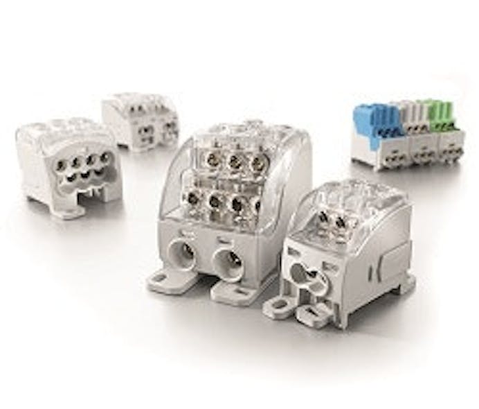 Power Distribution: Weidmuller Power distribution blocks | Control Design
