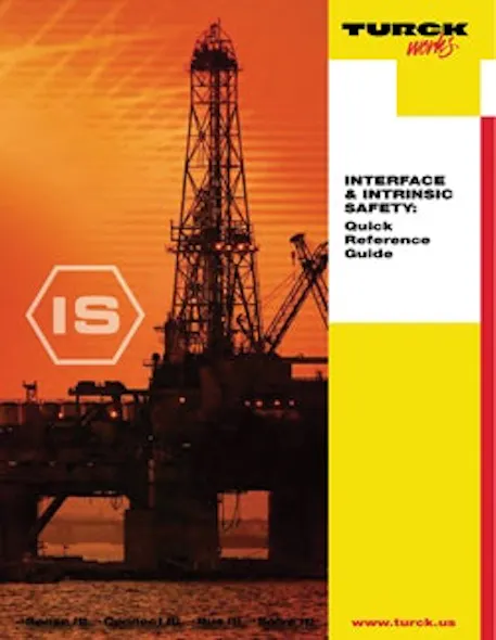 Machine Safety: Turck's Interface and Intrinsic Safety Quick Reference ...