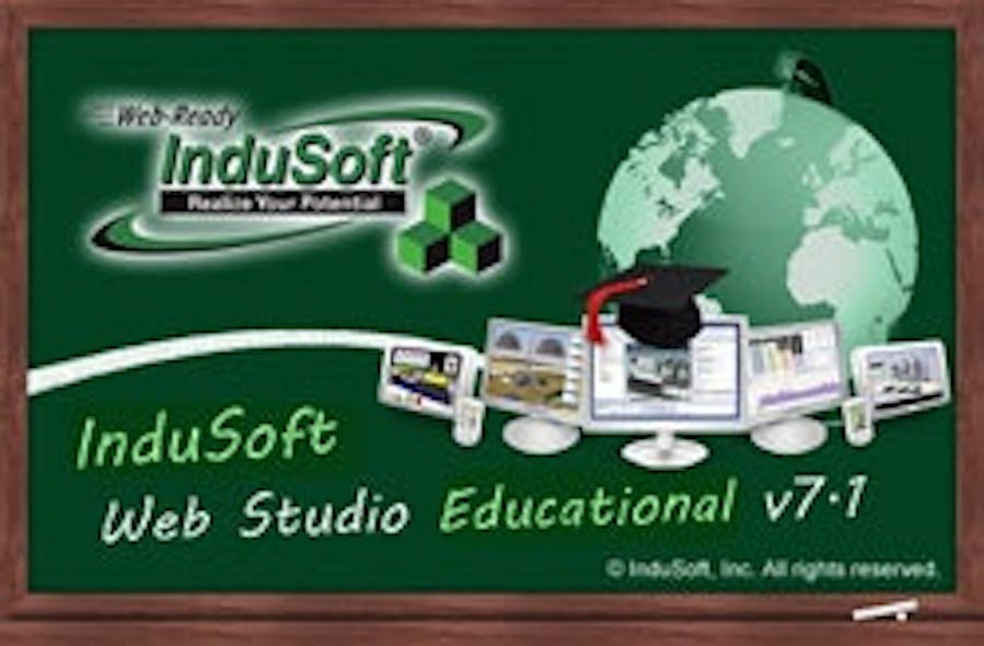 HMI Software: InduSoft's Educational Version of Web Studio v7.1 | Control Design
