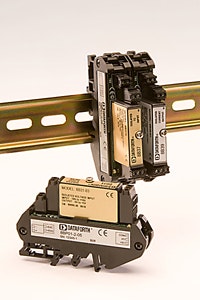 DIN rail mount carrier | Dataforth's DIN rail mount carrier | Control Design | Control Design