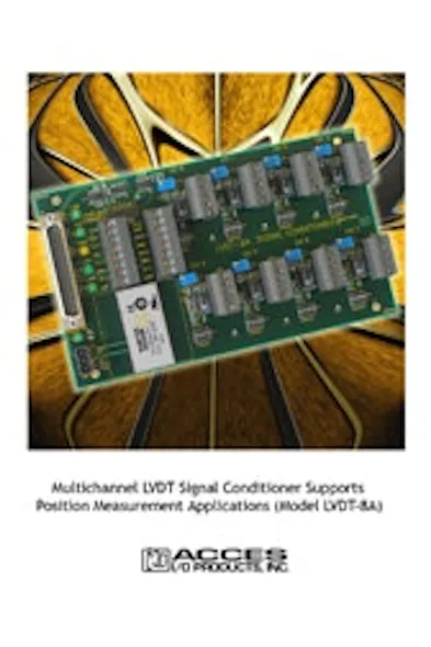 Industrial Automation Engineering & Factory Systems | Acces I/O's LVDT ...