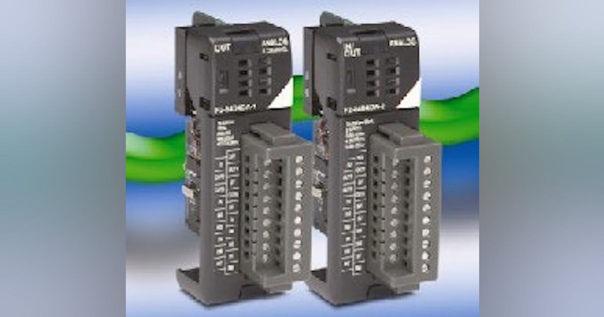 Analog Combination Input Output Modules For Plcs Control Design