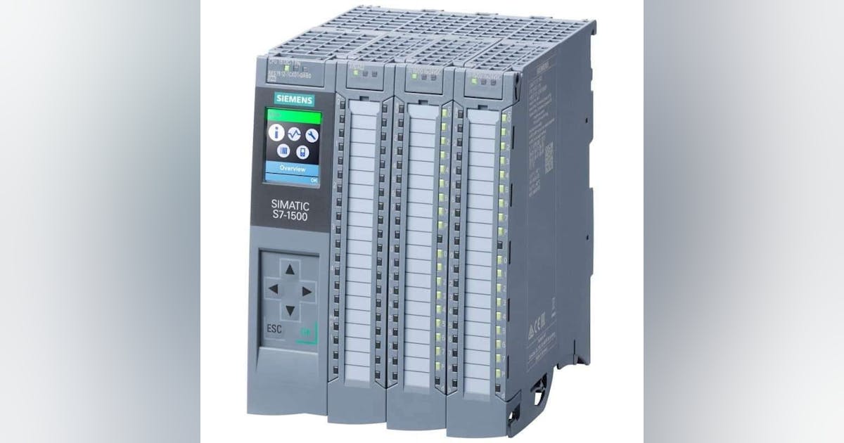Siemens Simatic S7-1500 controller | Control Design Siemens Simatic S7-1500 controller | Control Design