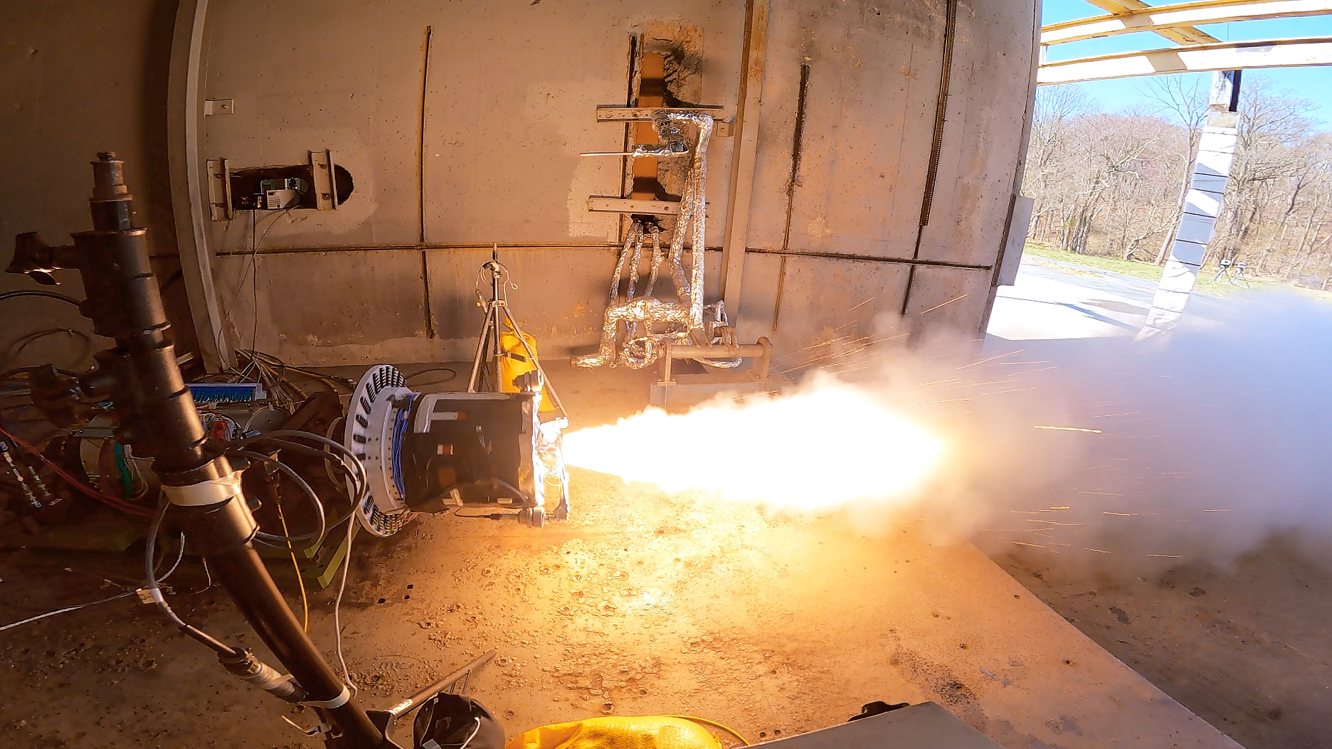 NASA tests rocket motor design by Northrop Grumman for historic Mars ...