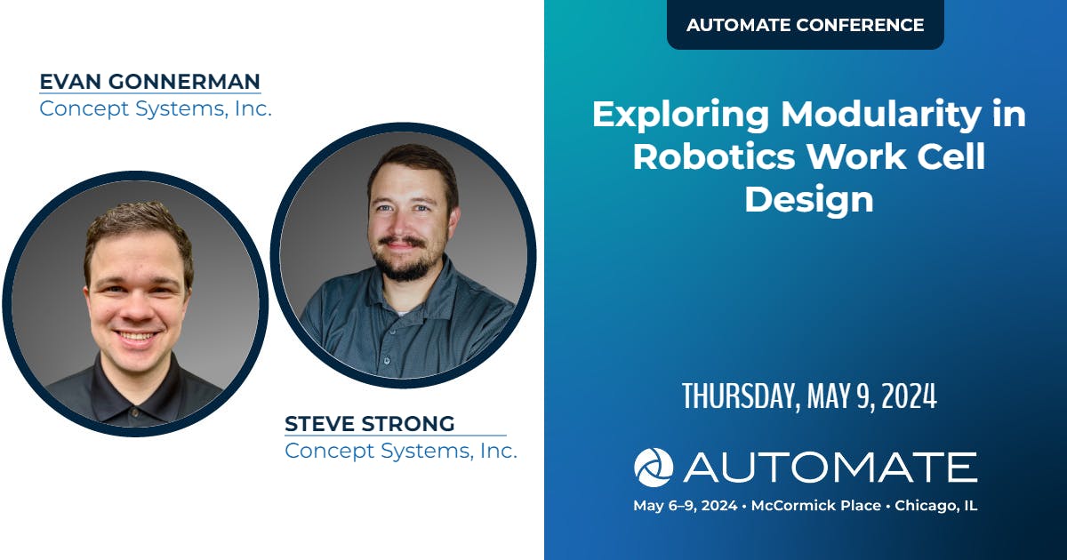 Build robotic systems with modular cell design | Control Design